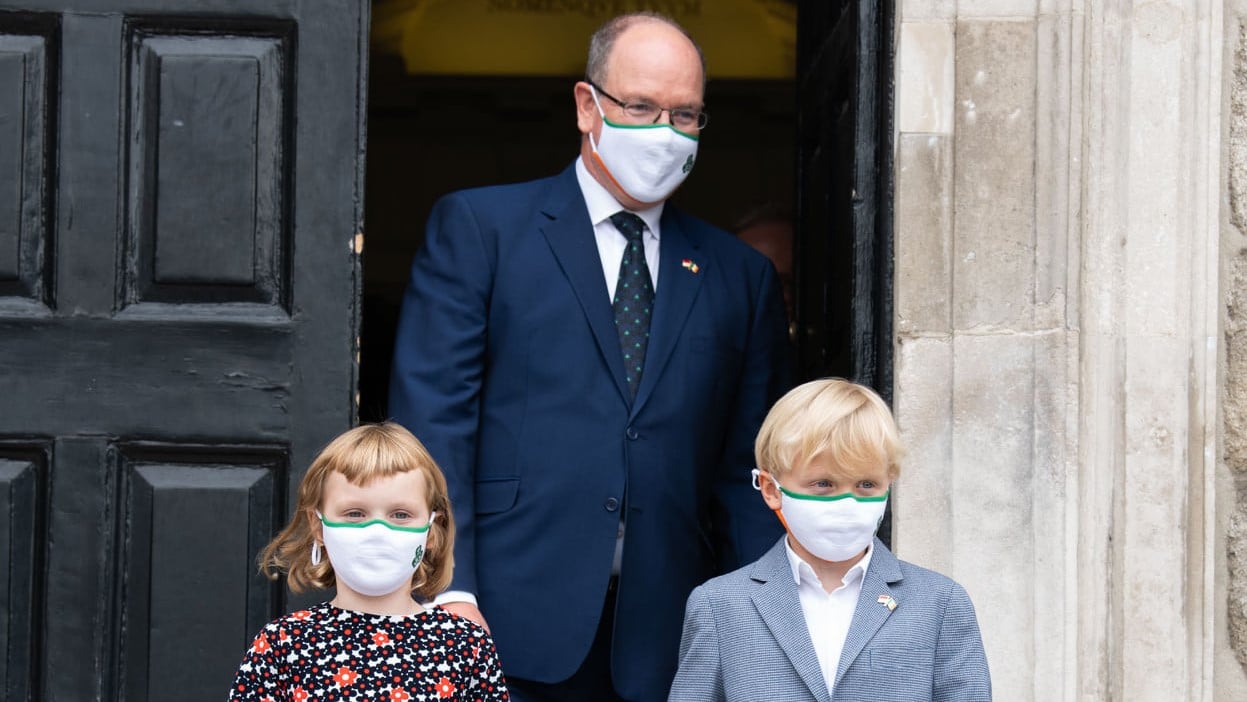 Prince Albert II and his children visit Ireland
