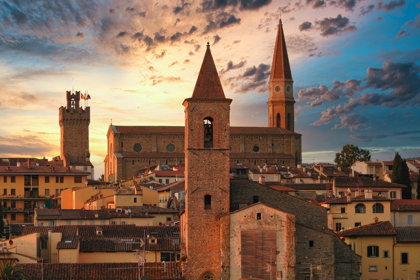 Arezzo, le paradis toscan : paysage de carte postale par excellence