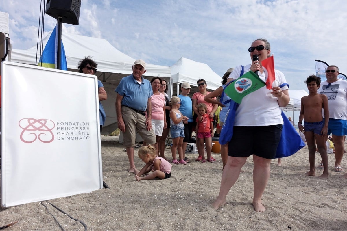 The Princess Charlene Foundation's Beach Tour raises awareness of drowning