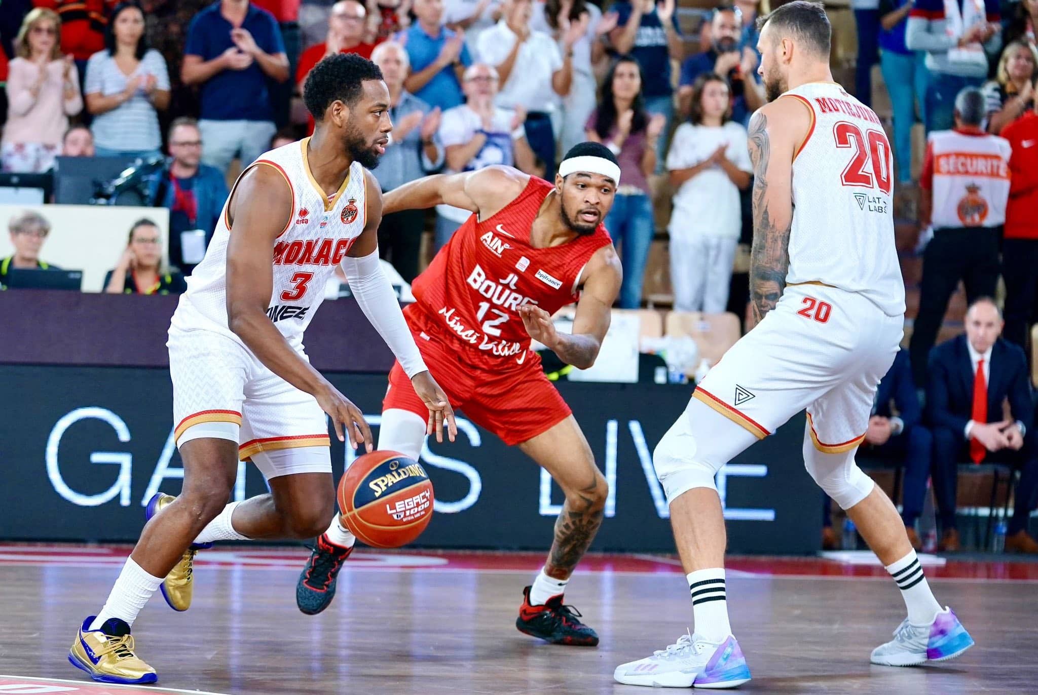 Betclic Elite : L'AS Monaco Basket enchaîne face à Bourg-en-Bresse