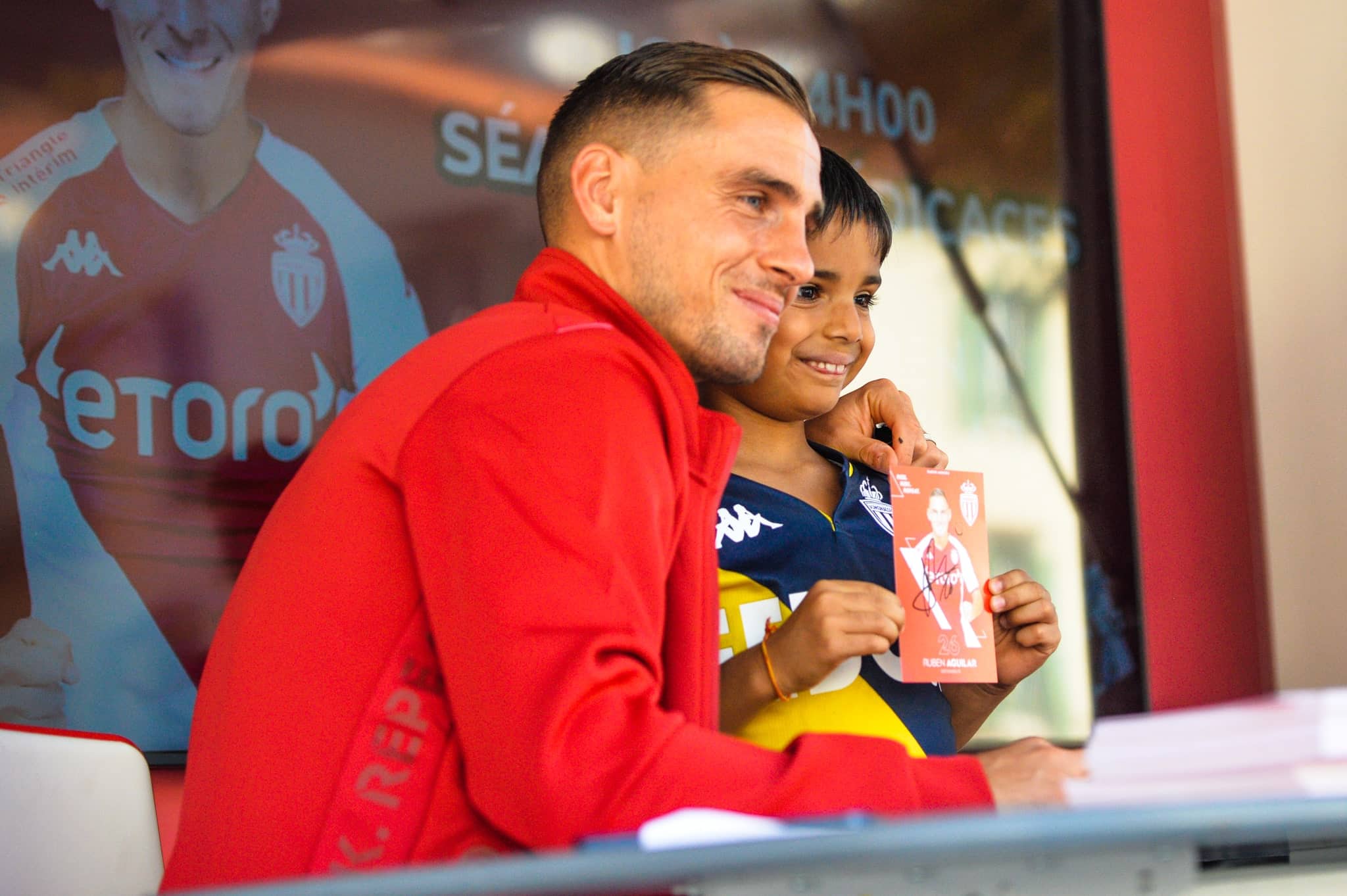 AS Monaco : Carton plein pour le Kids Tour à La Turbie avec Ruben Aguilar