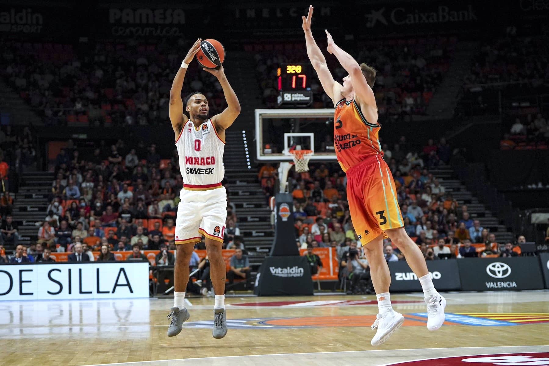 Euroleague : L'AS Monaco Basket tombe dans le piège de Valence