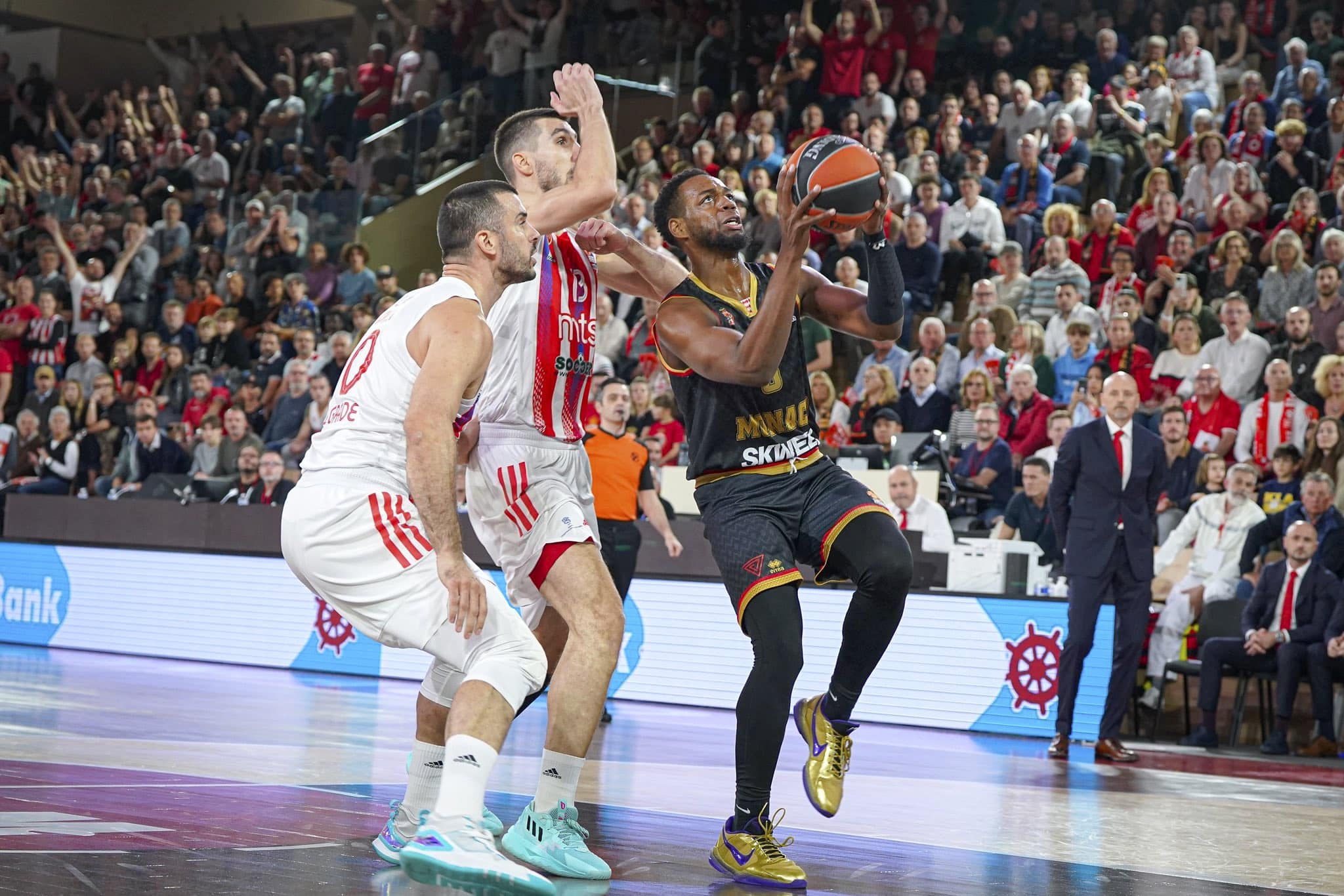 Euroleague : L'AS Monaco Basket fait chuter l'Étoile Rouge Belgrade