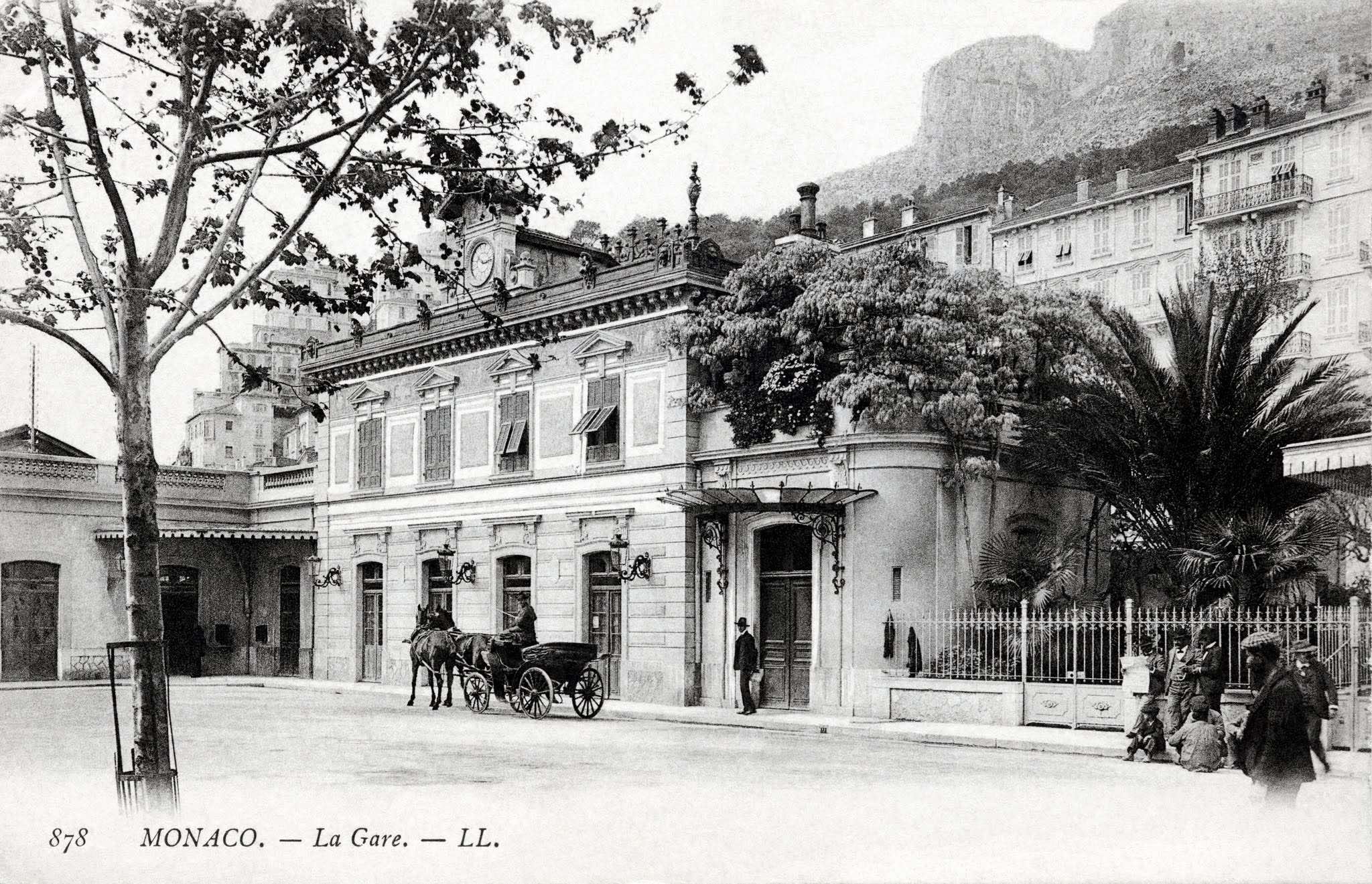 A picture postcard: Monaco-Monte-Carlo station