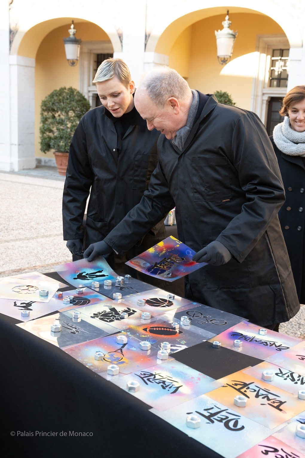 Prince Albert II and Princess Charlene support International Women's ...