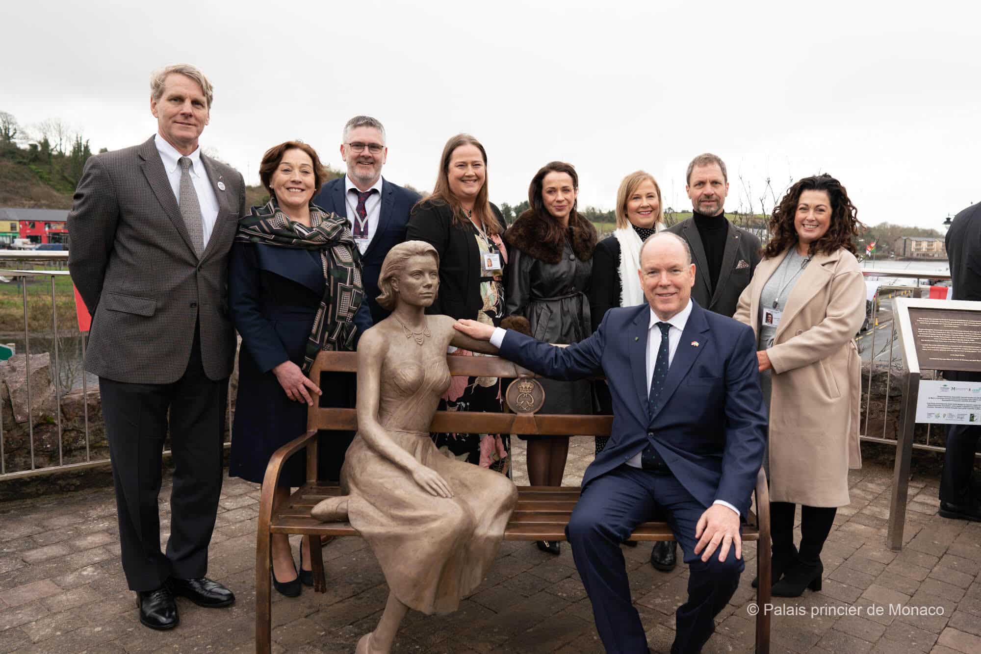 Prince Albert II pays tribute to his mother during visit to Ireland