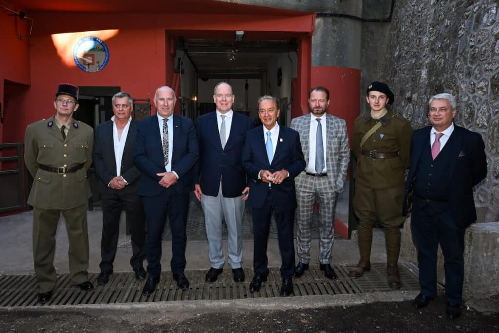 Le Prince Albert II en immersion dans l'incroyable Fort Cap Martin