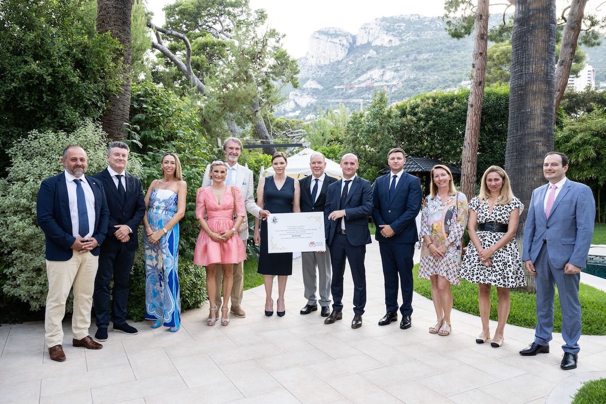 Prince and Princess welcome members of Courchevel Ski Club to Palace