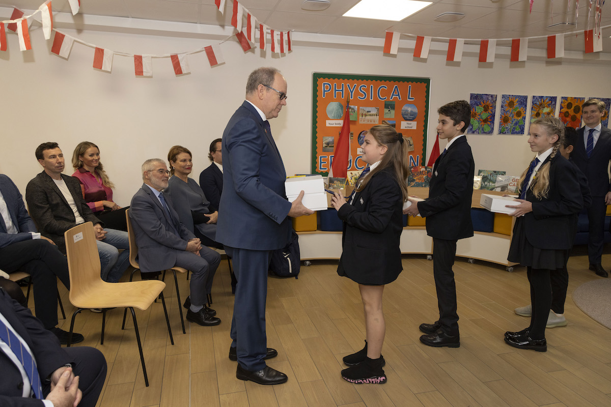 The British School of Monaco celebrates first anniversary with Prince ...