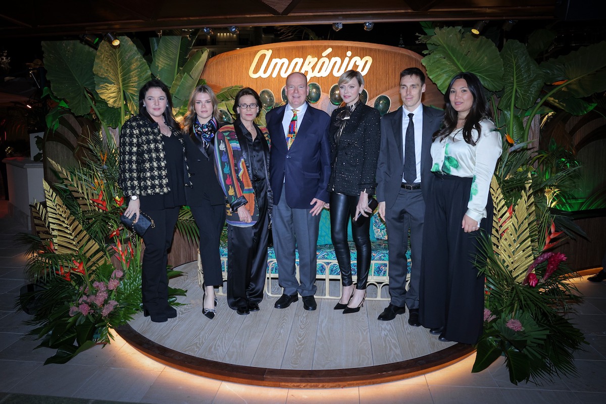 La Famille Princière réunie pour l'ouverture d'Amazónico