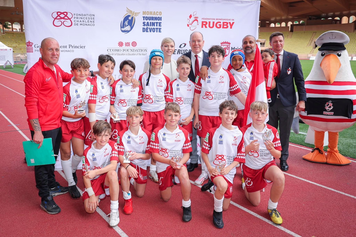 12th Sainte Dévote Tournament attended by Monaco's Princely Couple