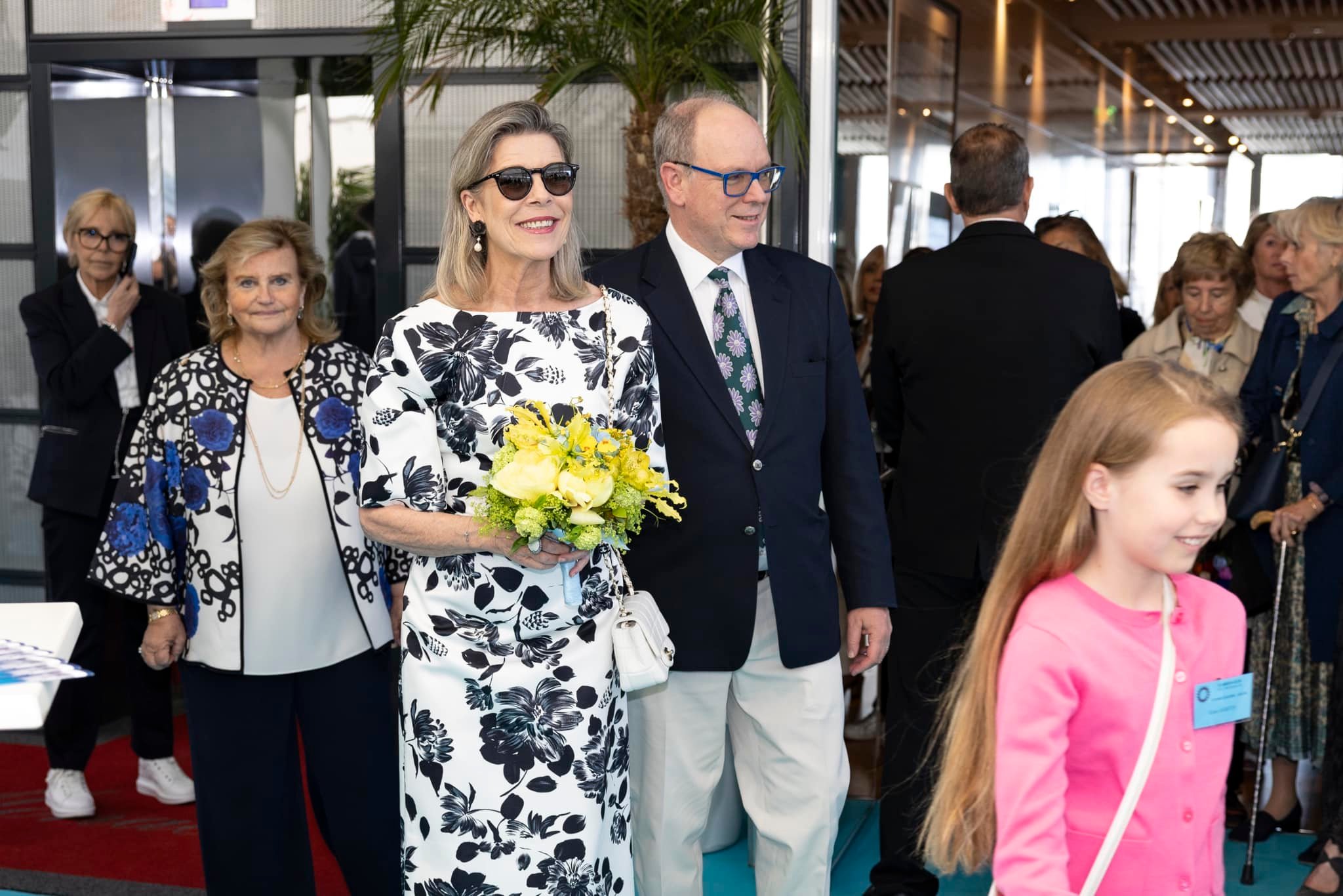 Prince Albert II and Princess Caroline present awards at 55th ...