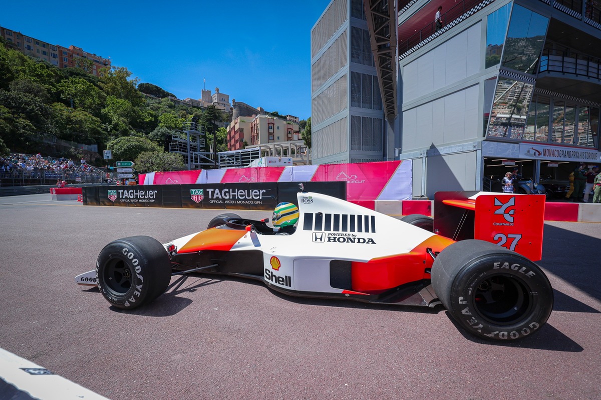 Prince Albert II pays tribute to Ayrton Senna at 2024 Historic Monaco ...