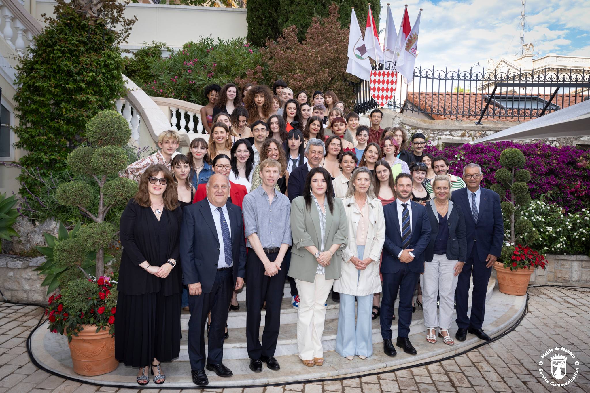Princess Caroline attends joyous awards ceremony at Pavillon Bosio