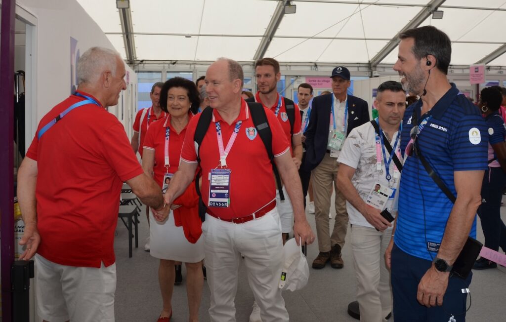 Paris 2024: Prince Albert II talks about visit to Olympic Village