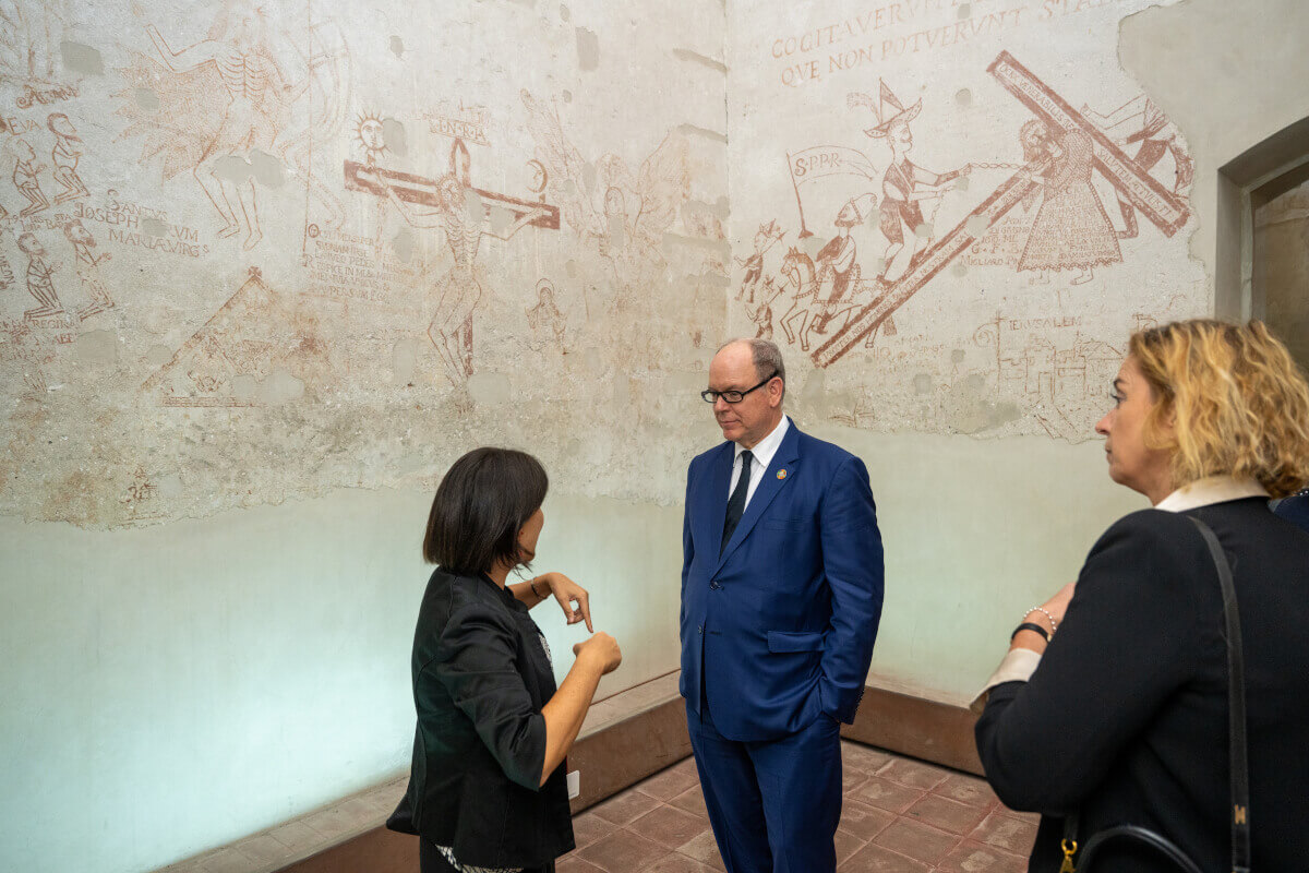 Prince Albert II in Palermo for the Mediterranean