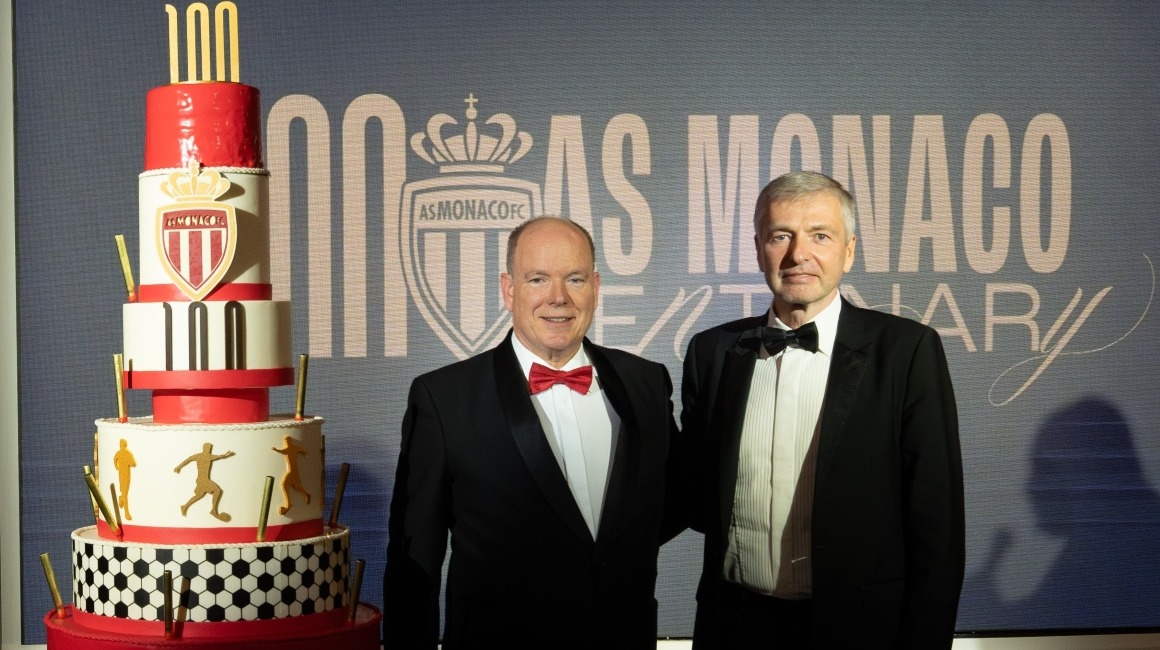 Prince Albert II attends AS Monaco's centenary gala dinner