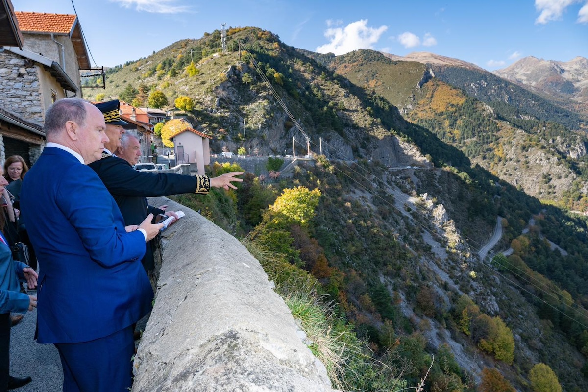 Storm Alex: Prince Albert II inaugurates restorations of valleys ...