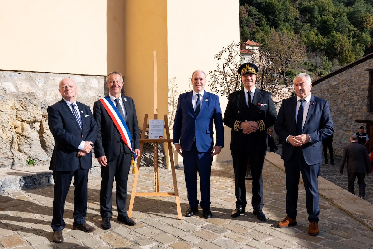 Tempesta Alex: il Principe Alberto II inaugura i monumenti restaurati ...