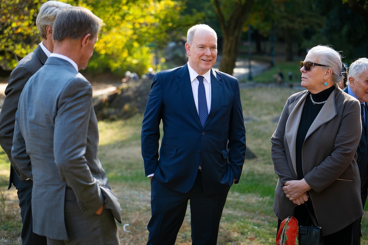 Prince Albert II joins cousins in New York for nostalgic trip