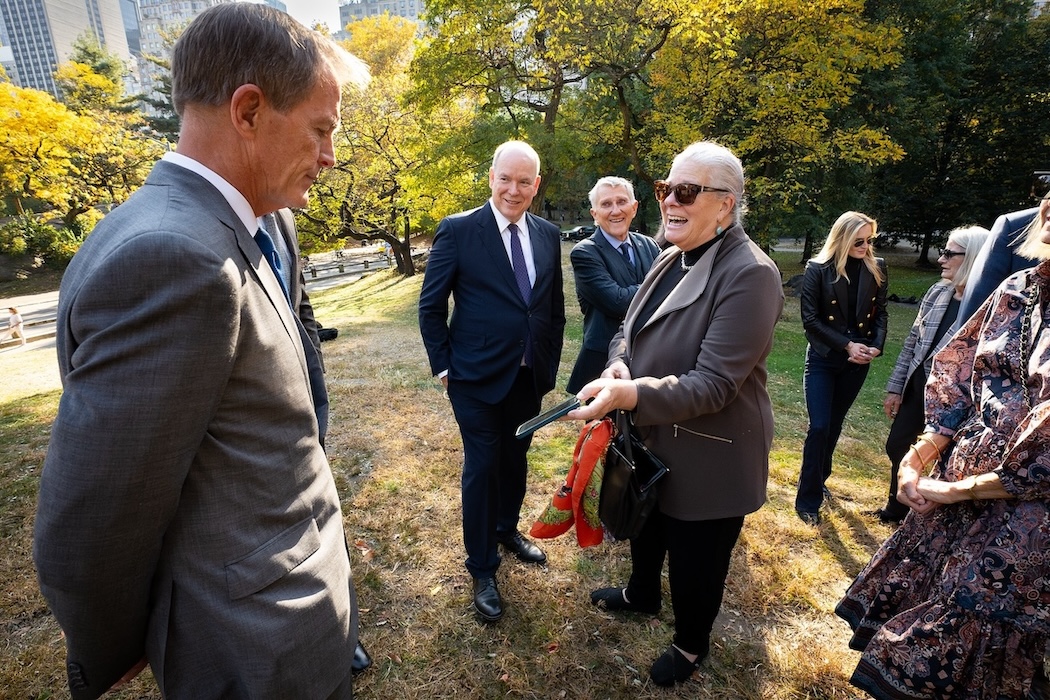 Prince Albert II joins cousins in New York for nostalgic trip