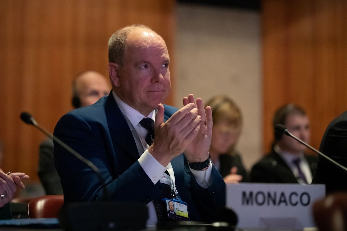 Prince Albert II at 34th International Conference of Red Cross and Red ...