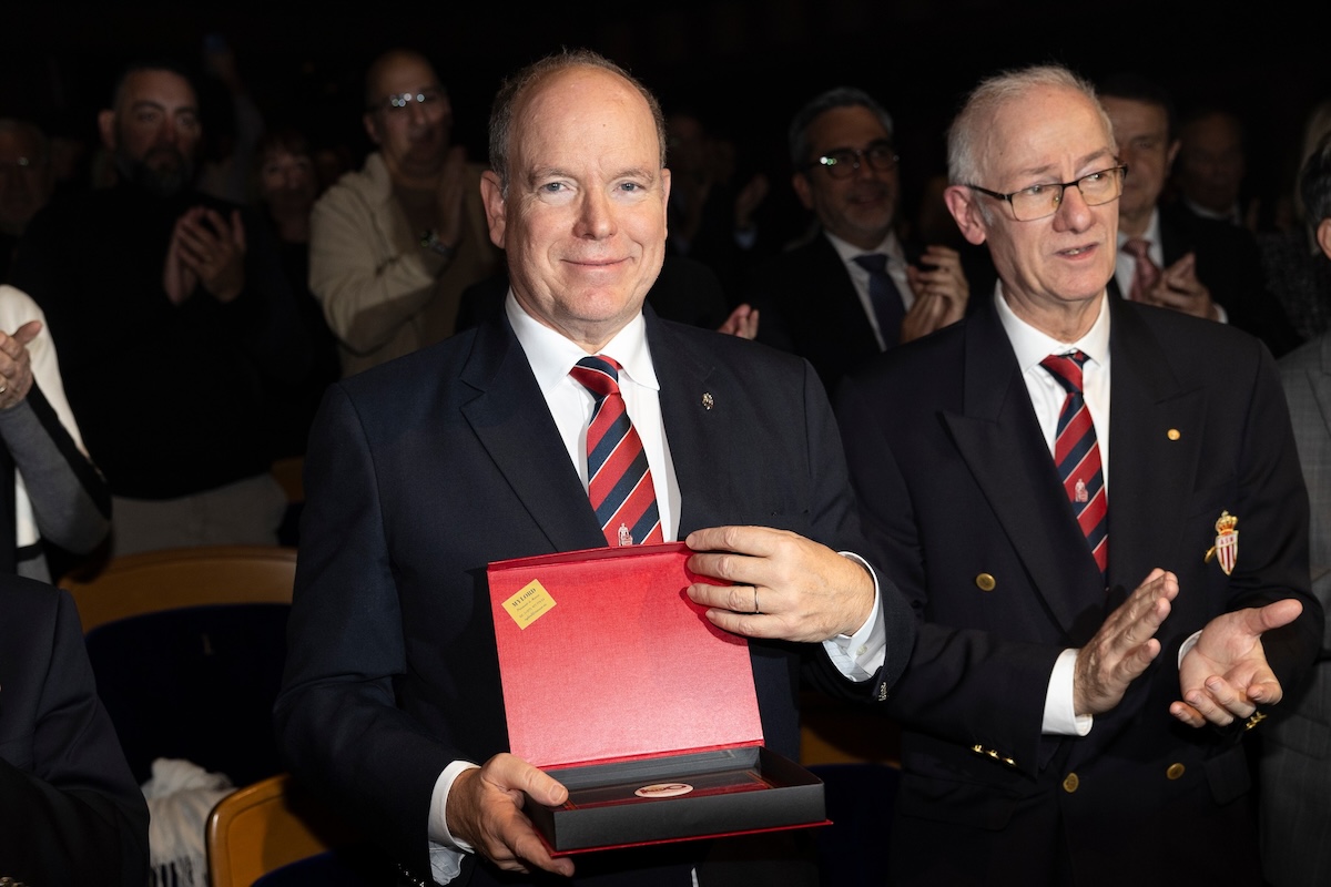 Prince Albert II celebrates centenary of AS Monaco Omnisports during ...