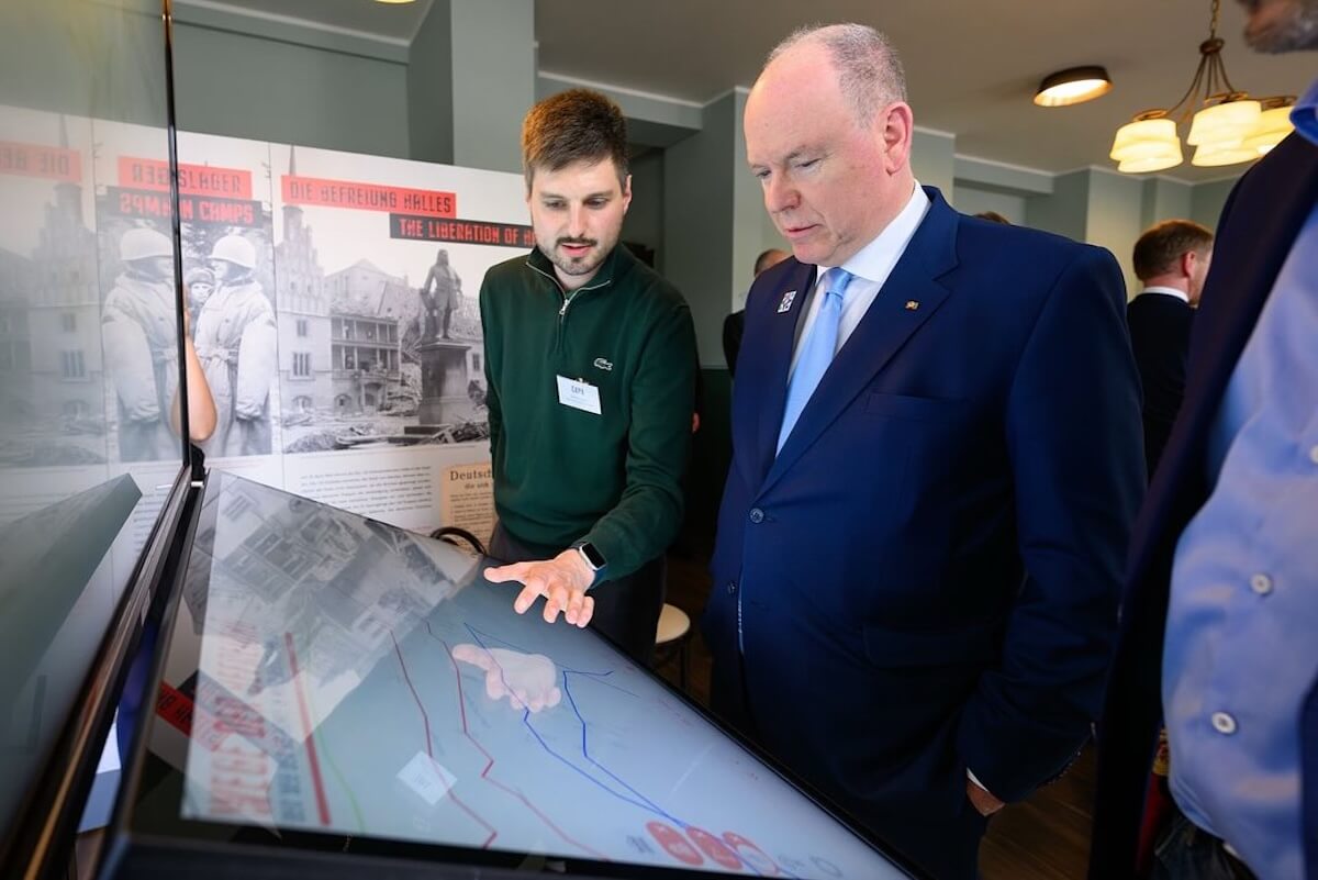 Prince Albert II honours past and embraces future in Leipzig