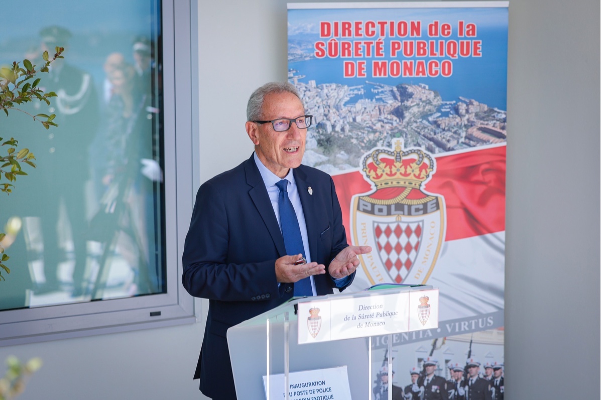 Charlotte Casiraghi inaugurates new police station at Jardin Exotique