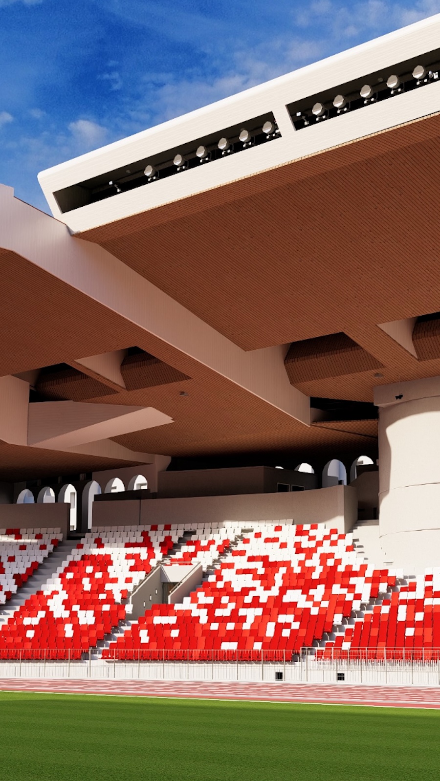 Les sièges du stade Louis-II bientôt tous aux couleurs de l'AS Monaco