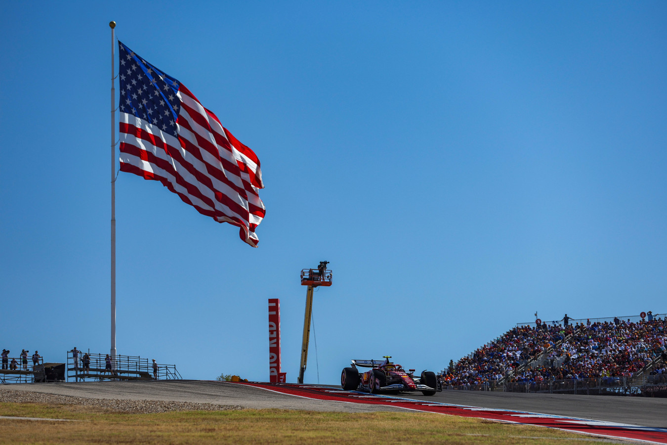 Charles Leclerc, happy to be back on podium at US Grand Prix